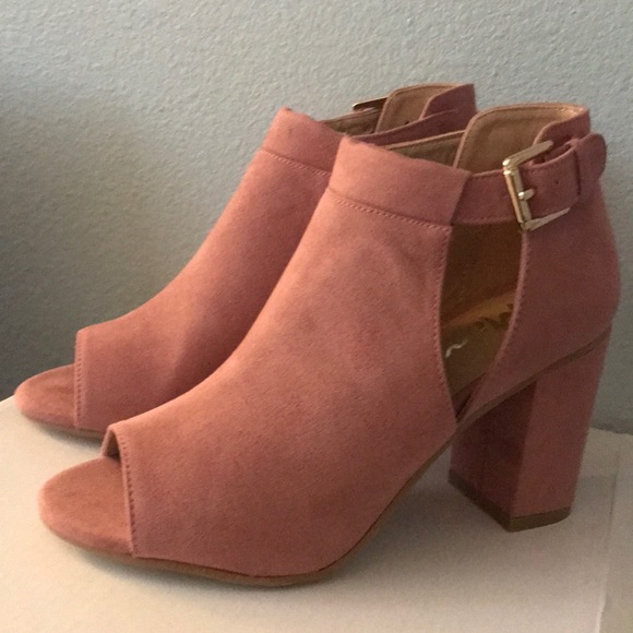 Mixx Shuz | Shoes | Mixx Shuz Shonna Open Toe Bootie | Poshmark